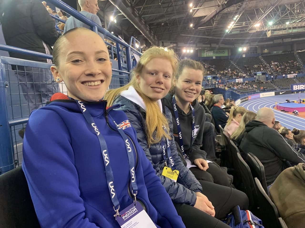 Esme in British Indoor Championship Final - Dacorum AC